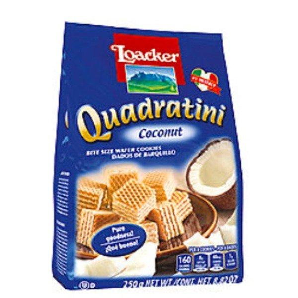 Quadratini Coconut Wafers - 250g